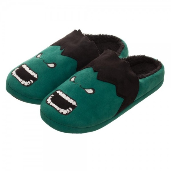 Bioworld | Shoes | The Incredible Hulk Slippers Shoes Marvel Comics ...